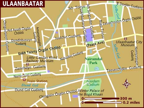 Ulaanbaatar map :|: My life